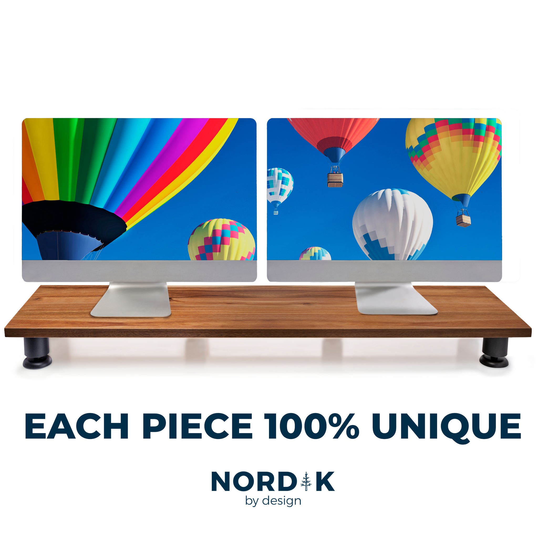 Dual Monitor Riser – Nordik By Design