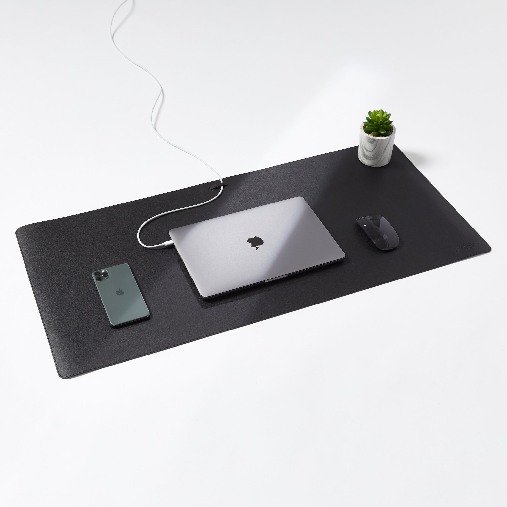 Vegan Leather Mat with Cork Base – Nordik By Design